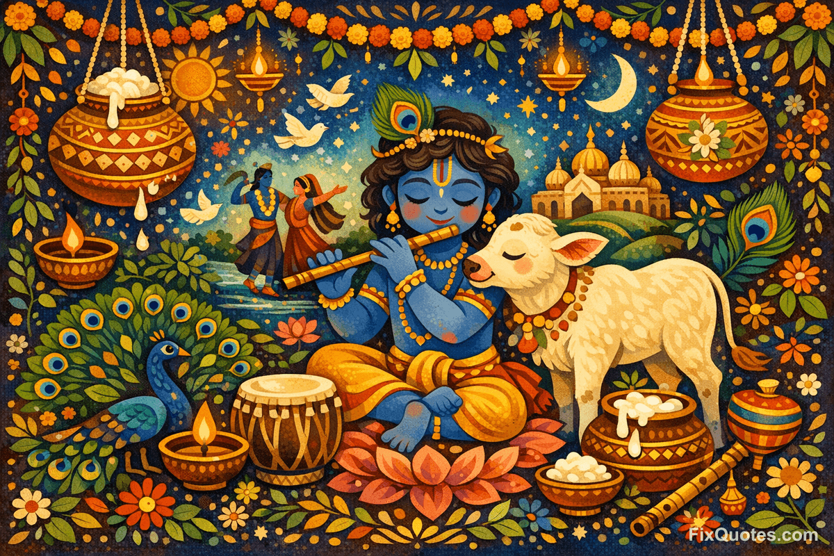 Krishna Janmashtami Wishes & Quotes 2026