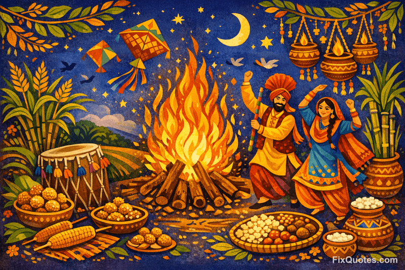 Inspiring Lohri Wishes 2026 & Quotes