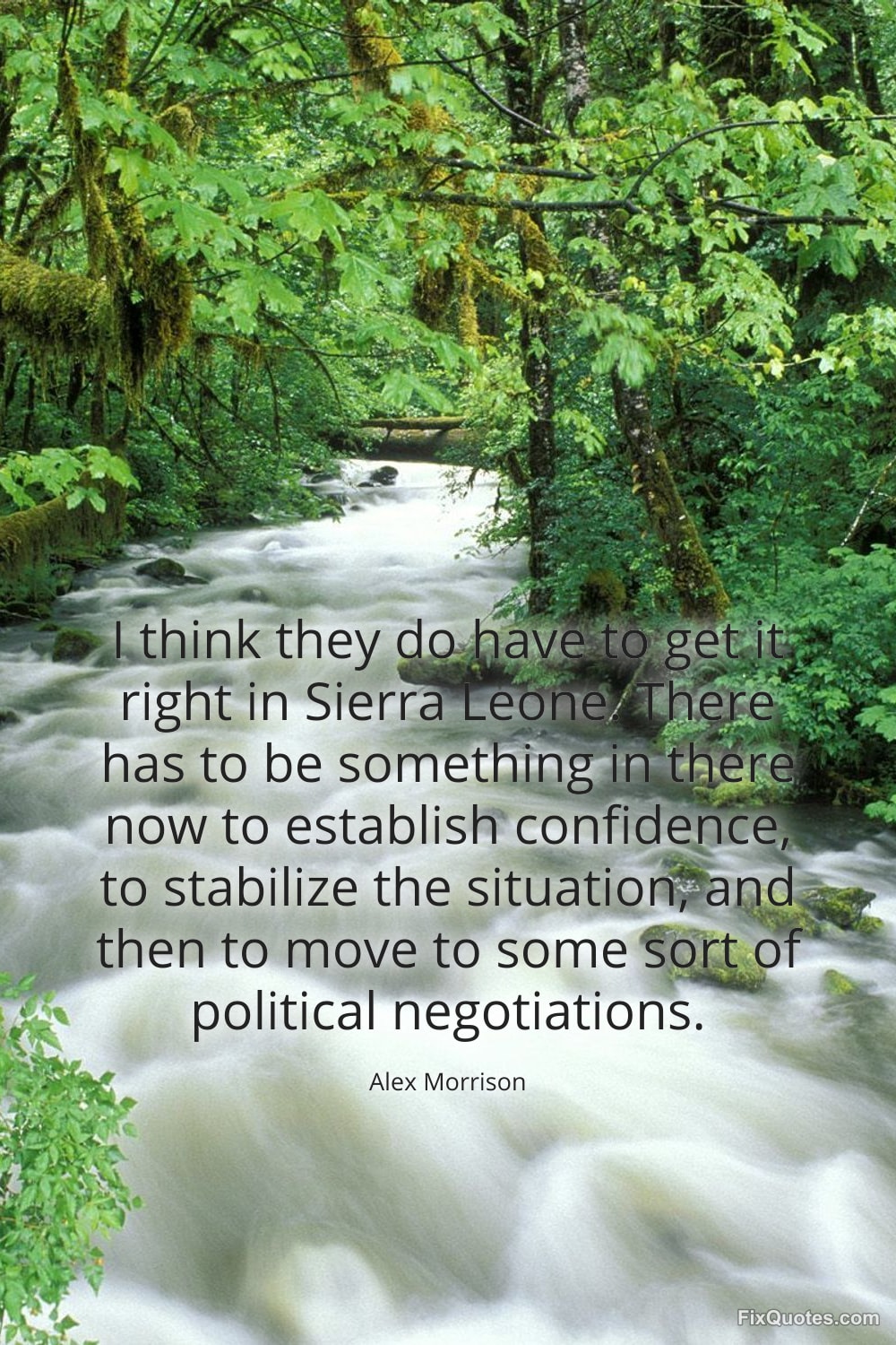 Getting it Right in Sierra Leone for Stability and Peace