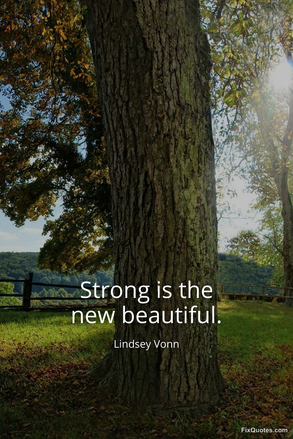 Strong is the new beautiful - Lindsey Vonn - FixQuotes