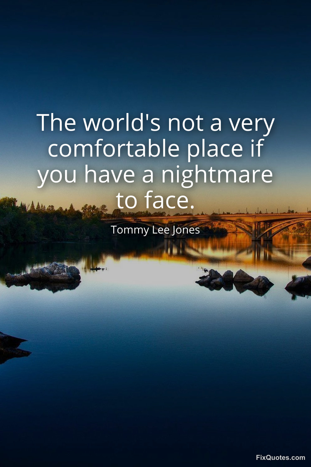 Tommy Lee Jones on Nightmares and Unease