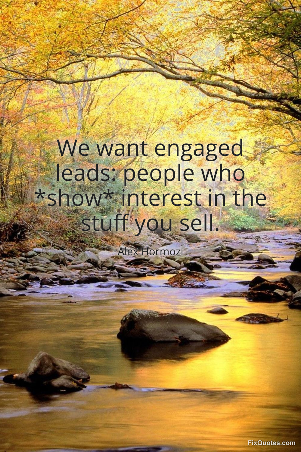 Show Interest: Alex Hormozi on Engaged Leads and Signals