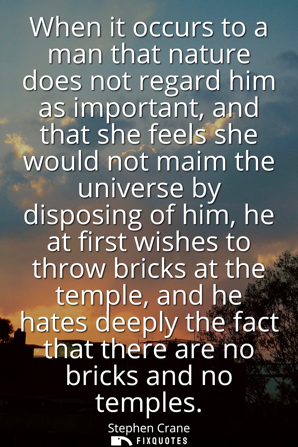 Stephen Crane on Nature, Indifference, and Solidarity