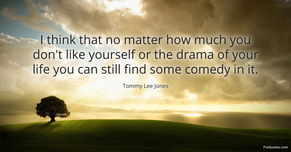 Finding Comedy in Life Drama - Tommy Lee Jones