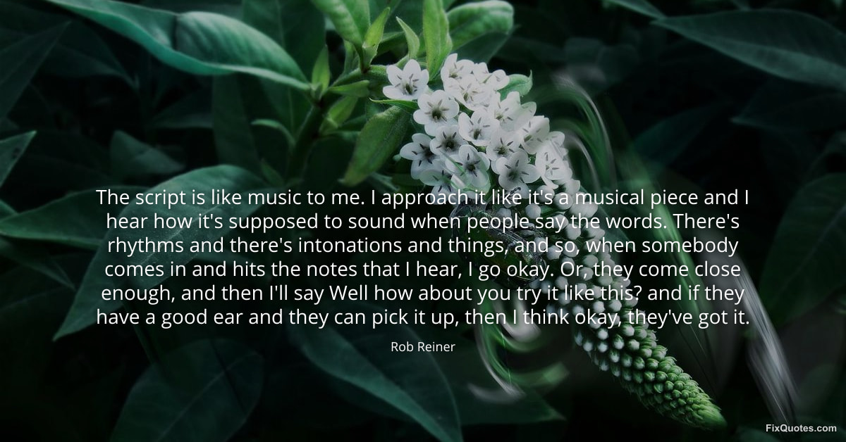 Rob Reiner: Dialogue as Musical Performance